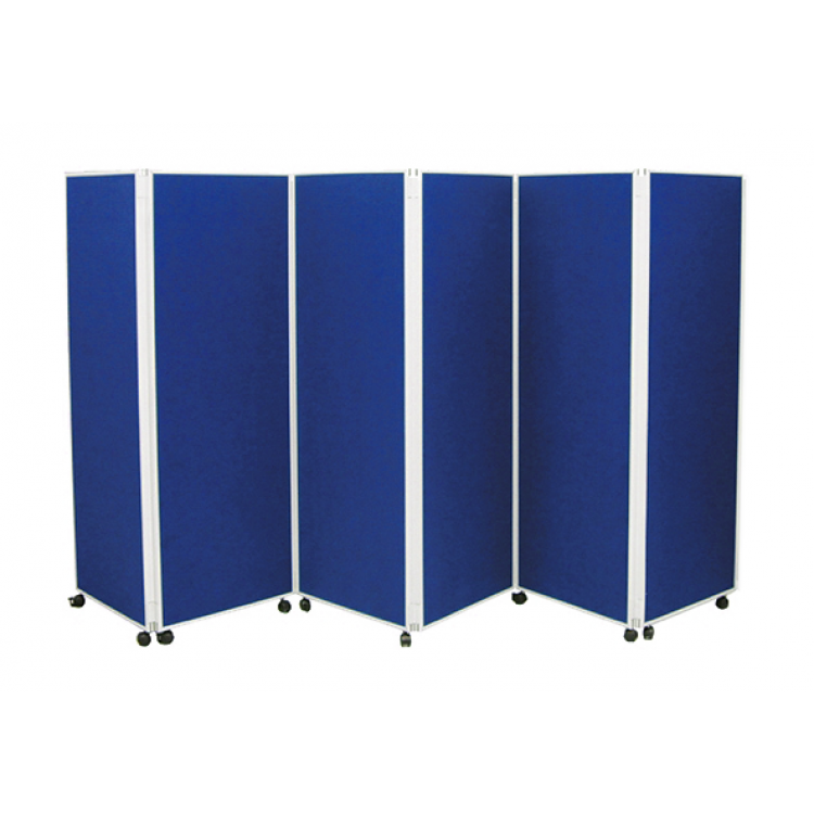 Buy 6 Panel Wheeled Display Board Office Screen