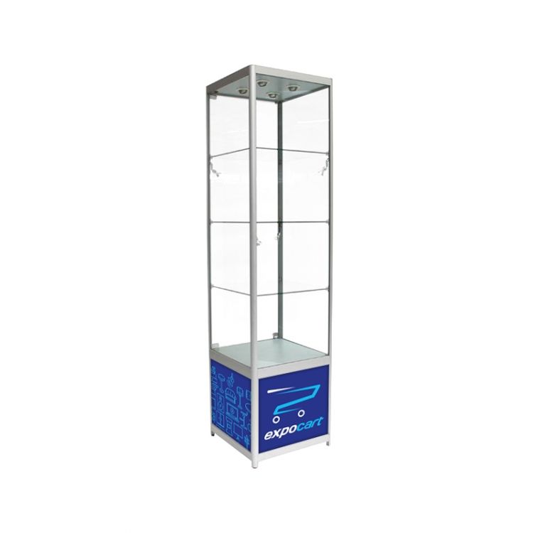 Hire Branded Tallboy Showcase with Storage