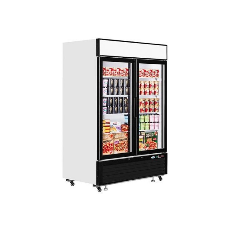 Hire Upright Glass Double Door Chiller