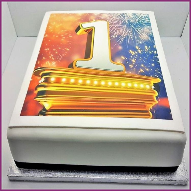 Buy Logo Branded Rectangular Cakes