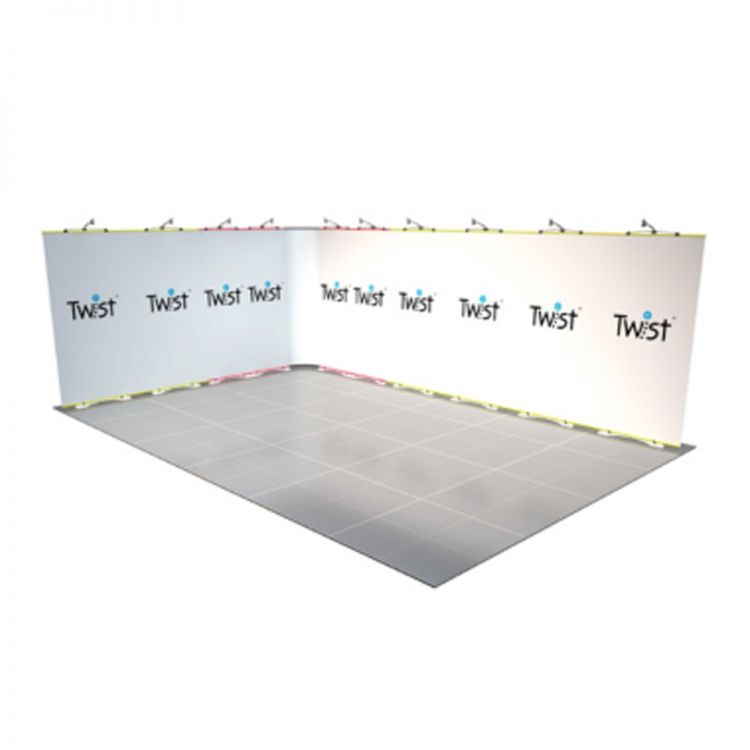 Buy Twist Modular Exhibition Stand - 6m x 4m - 2 Open Sides