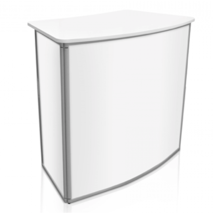 Hire Simple Curved Counter